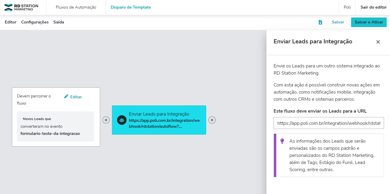 Como integrar a plataforma da Poli ao RD Station?