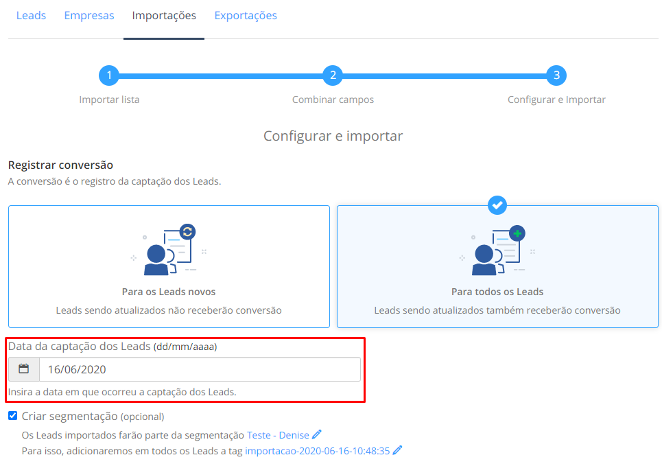 Importação De Leads E Bases Legais