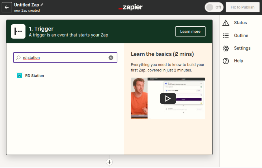 How to create a new integration using Zapier