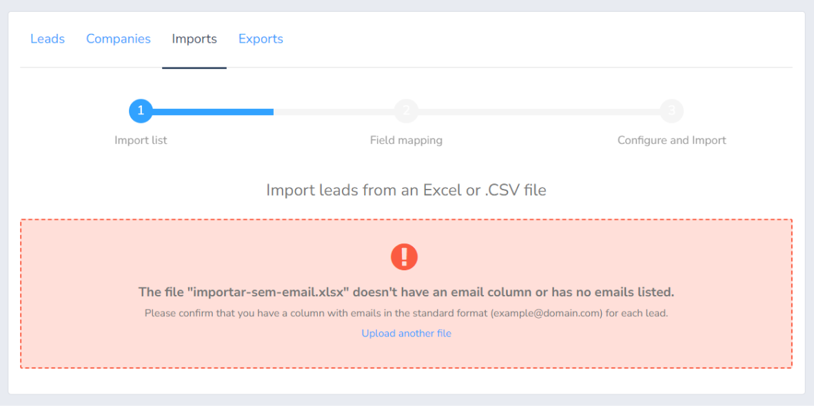 How to troubleshoot errors when importing Leads to RD Station Marketing
