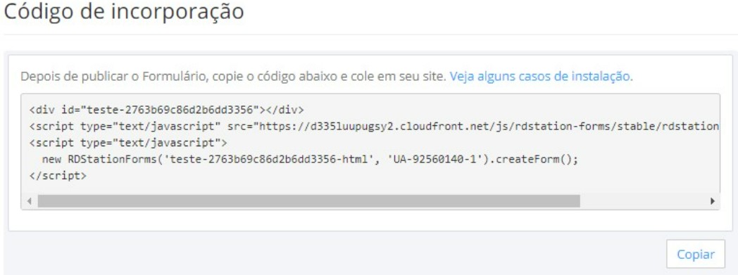 Criar formulários para adicionar em seu site