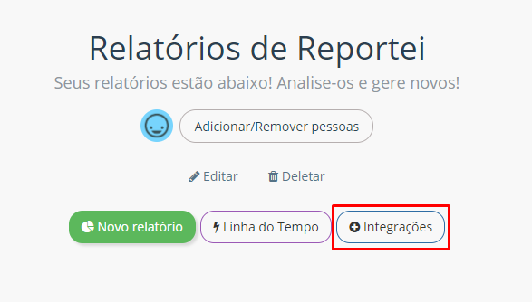 Integrar com Reportei