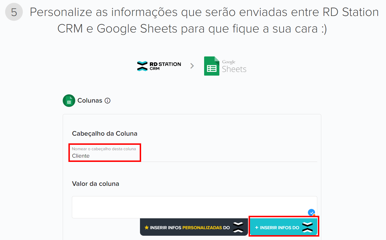 Como integrar o RD Station CRM com o Google Sheets