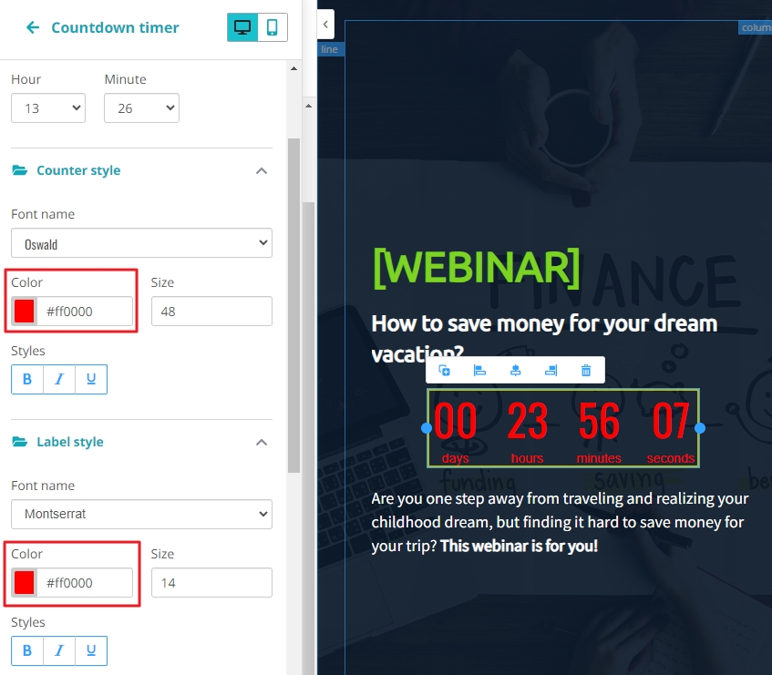 Adding a countdown timer (counter) to RD Station Marketing Landing Pages