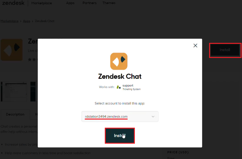 Integrar o Zendesk Chat ao RD Station