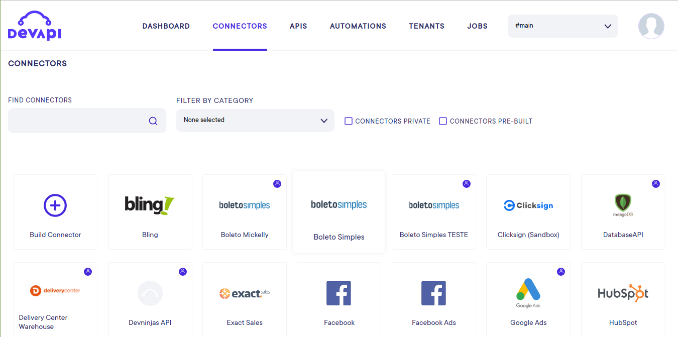 Integrar com a DevApi
