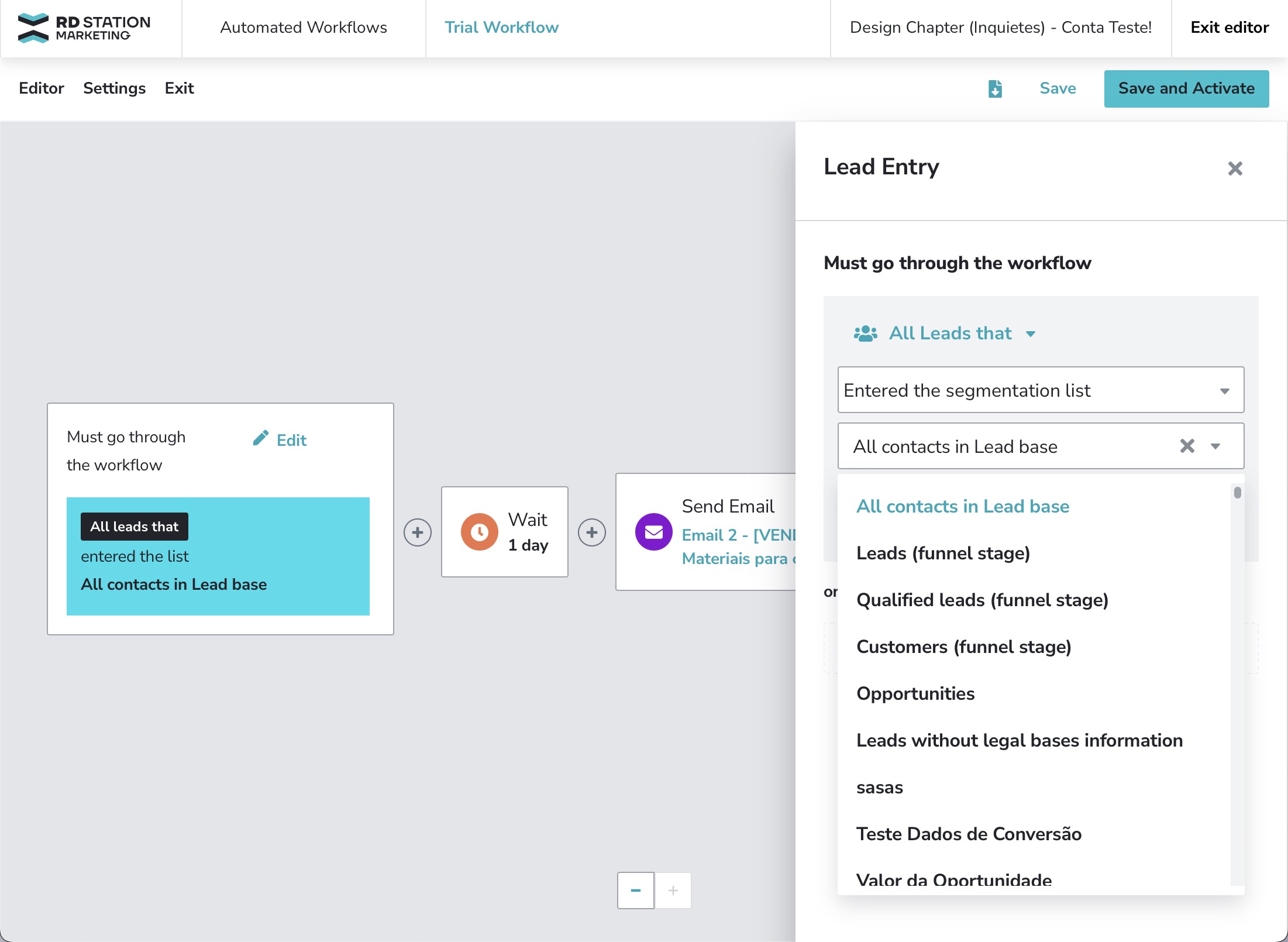 Remove a segmentation