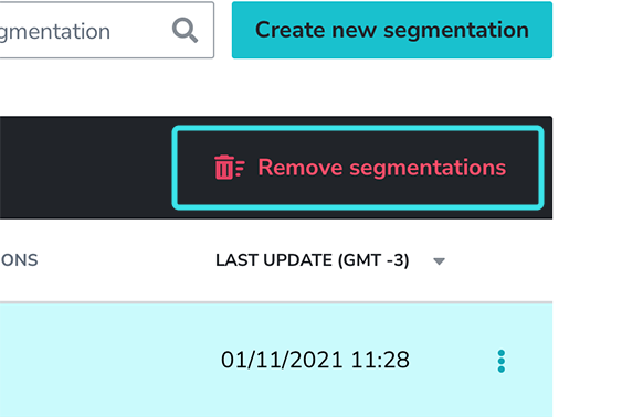 Remove a segmentation