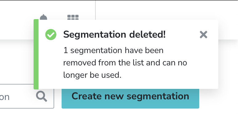 Remove A Segmentation