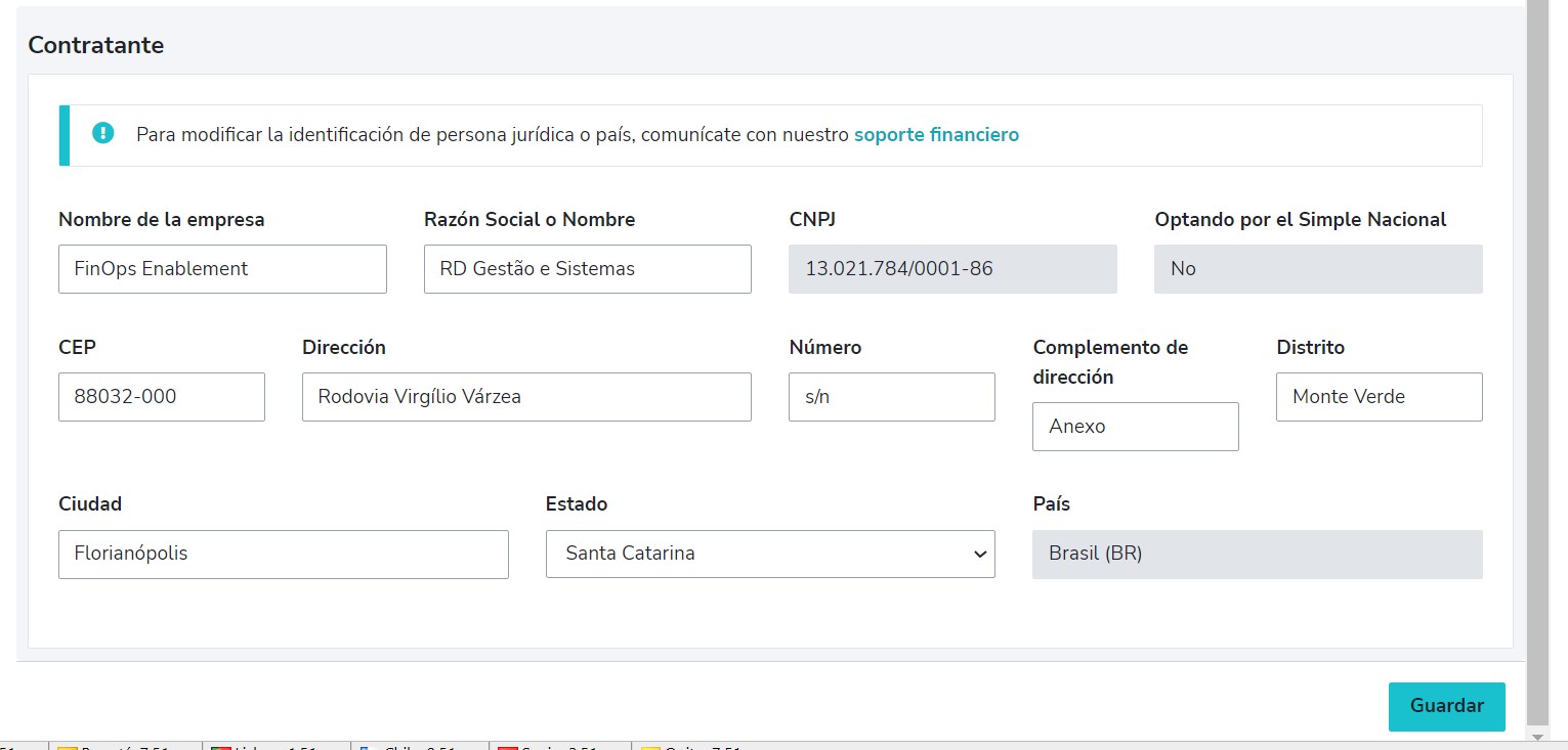 [Pro] Actualizar datos de registro