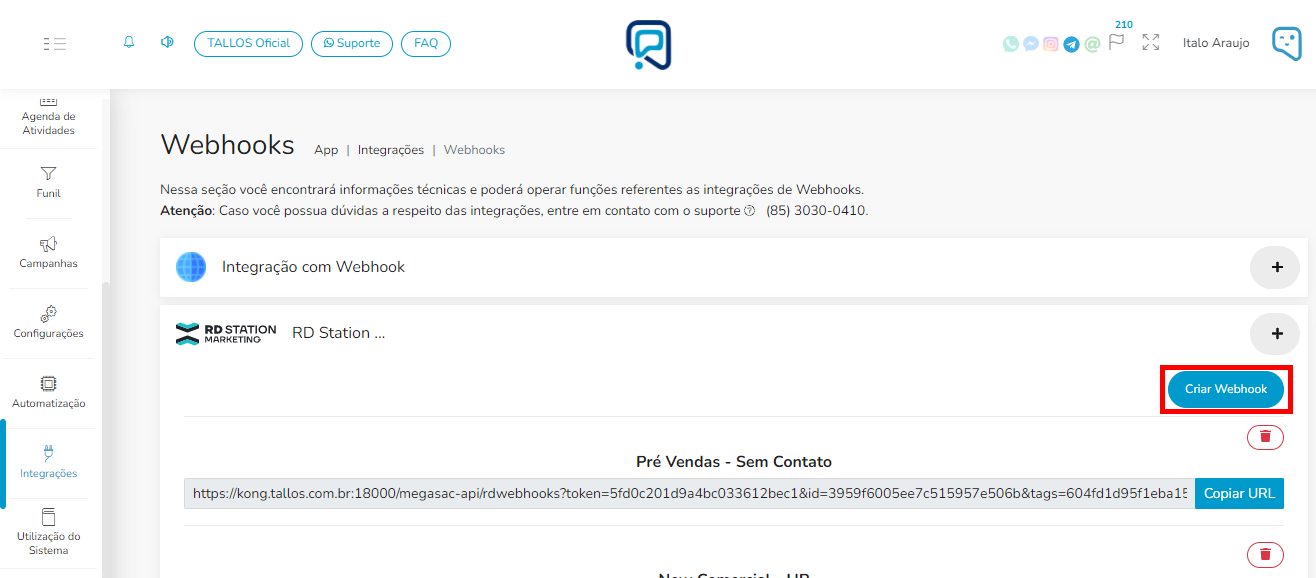 Integrar o RD Station Marketing com o RD Station Conversas