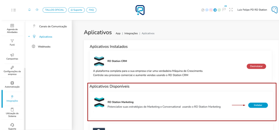 Integrar o RD Station Marketing com o RD Station Conversas