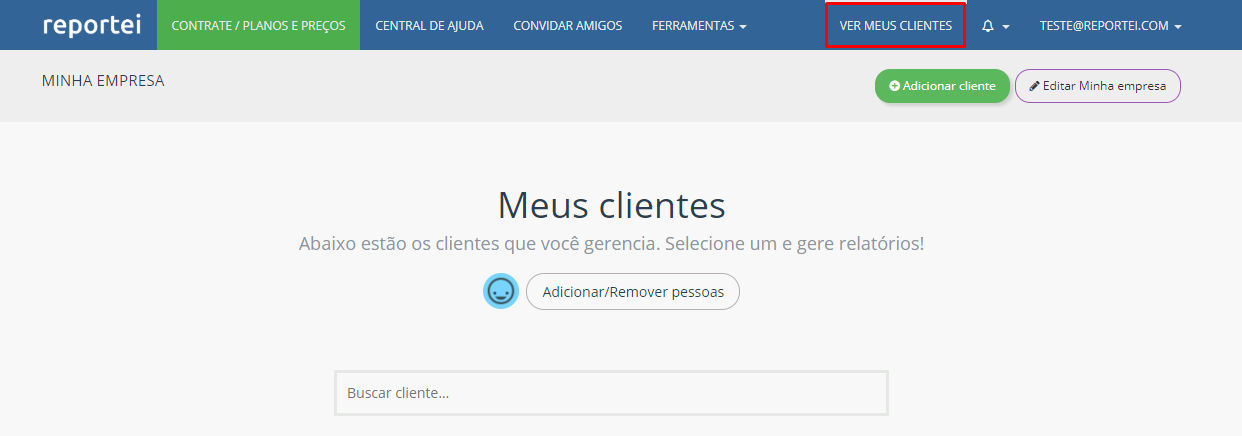 Integrar com Reportei