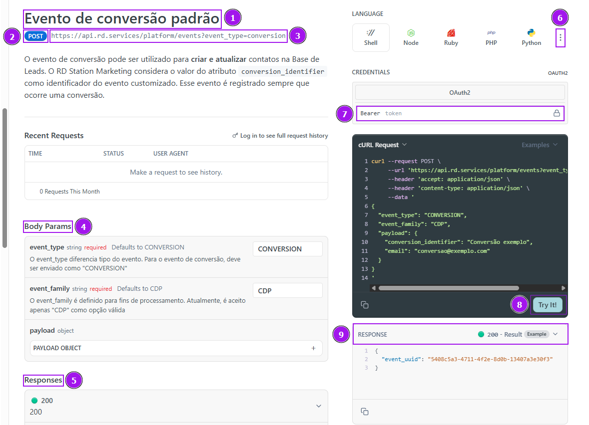 Como navegar nas documentações de API do RD Station Marketing e CRM